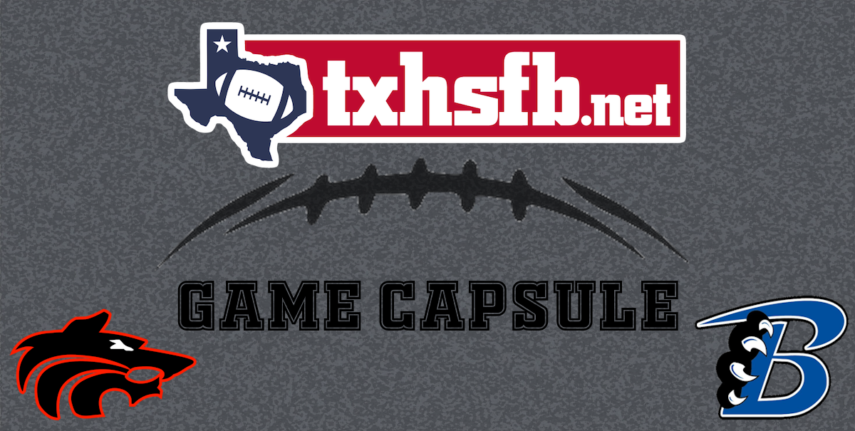 Game Capsule: San Augustine vs. Beckville – txhsfb.net