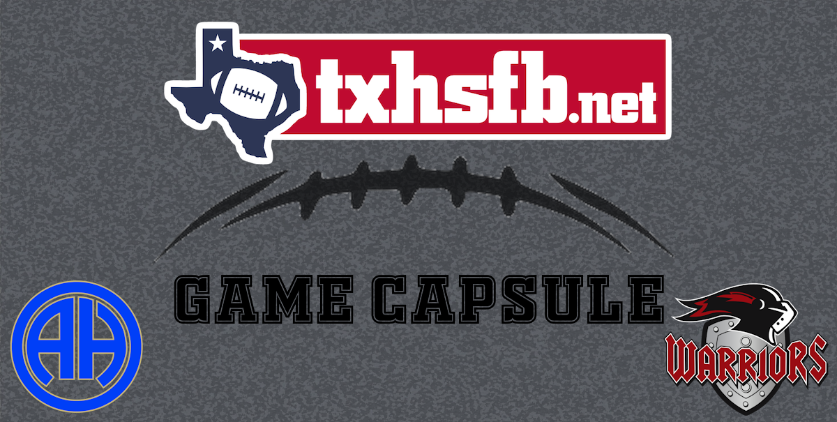 Game Capsule: Victoria West vs. San Antonio Alamo Heights – txhsfb.net